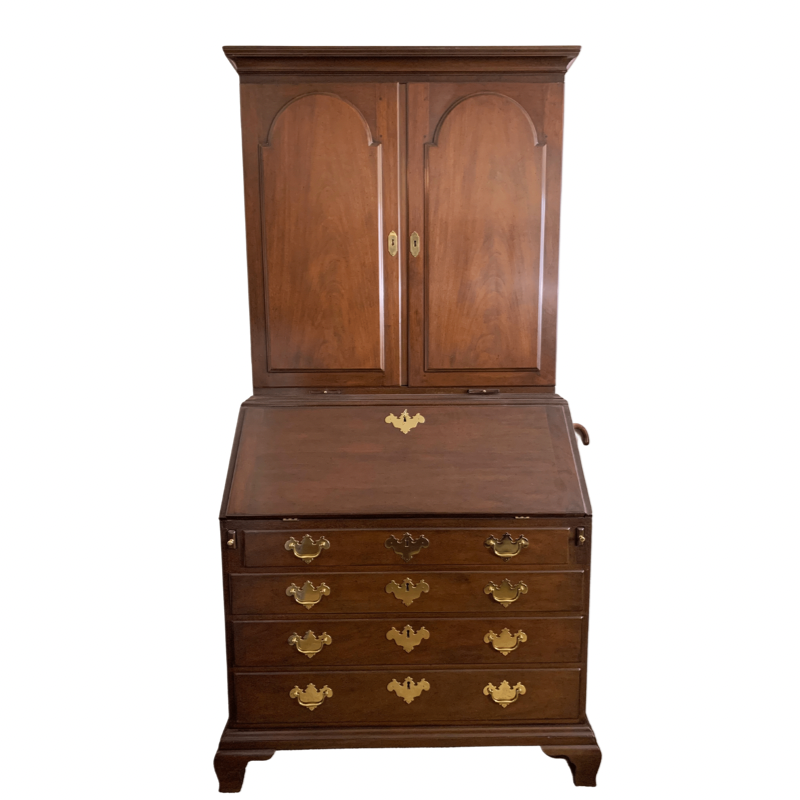 Kittinger Historic Newport Collection Mahogany Chippendale Secretary D ...